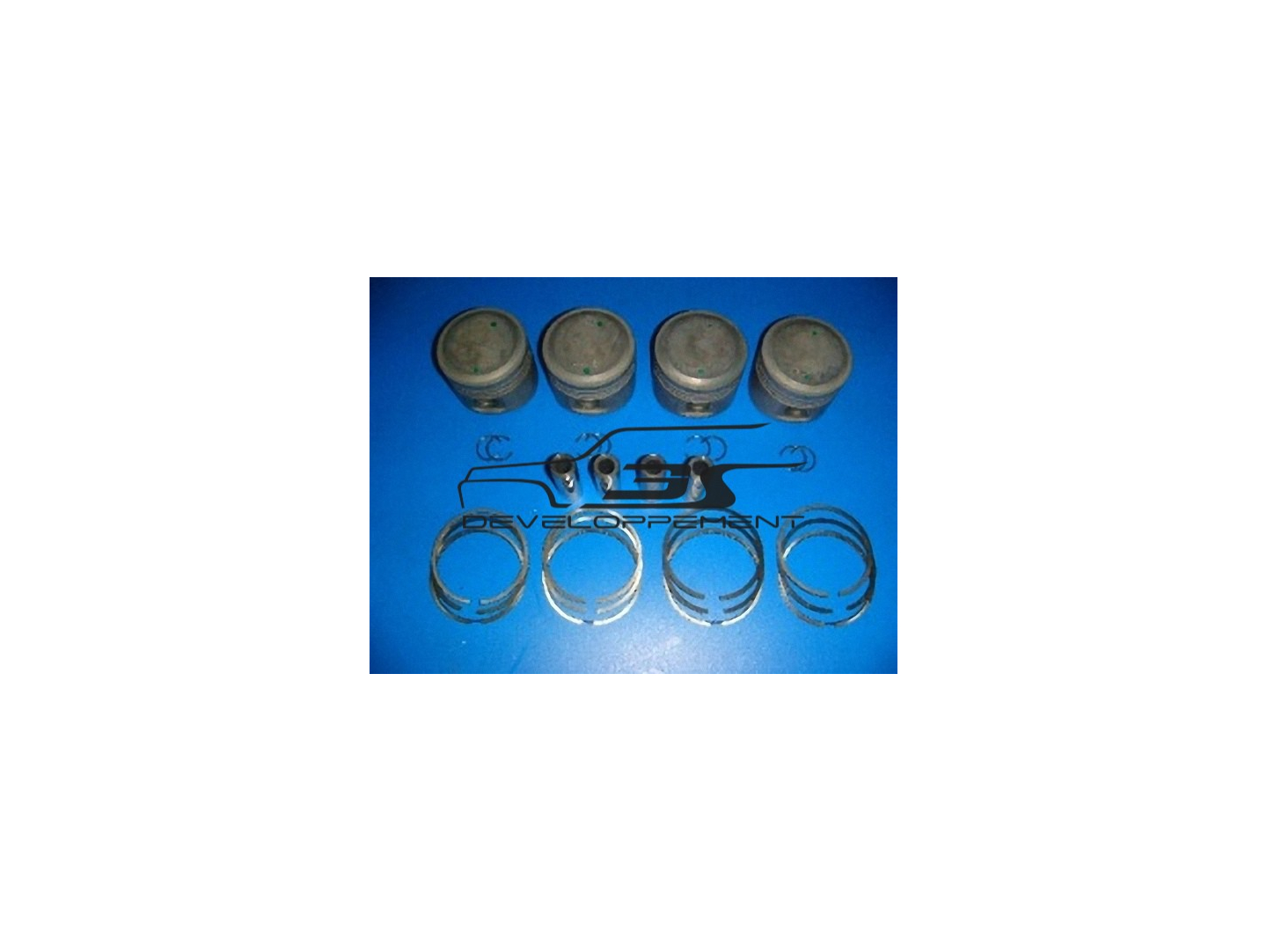Pistons forgés 76 Alpine turboChemises et pistons